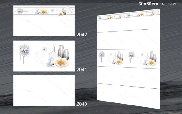 Gạch 30x60 - TA2040 - 2041 - 2042 Hoa Vạn Đức