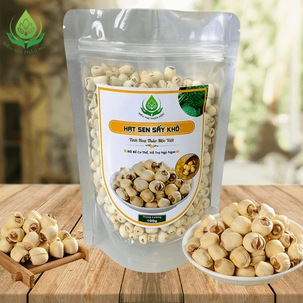 Hạt Sen Sấy Khô Chuẩn Bắc Thơm Ngon Bùi Vị Ngọt Thanh Giá Gốc