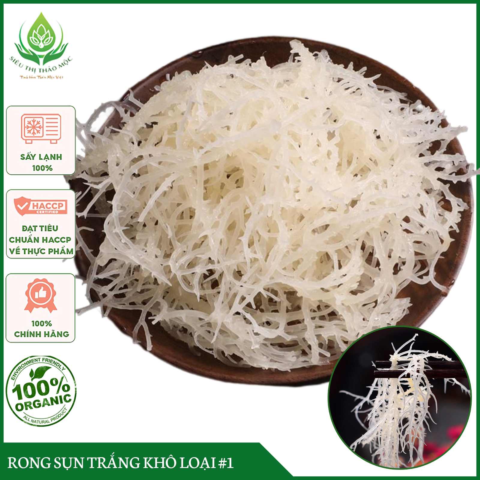 Rong Sụn Khô Rong Biển Trắng Sụn Gai Loại Ngon Sỉ Lẻ Toàn Quốc