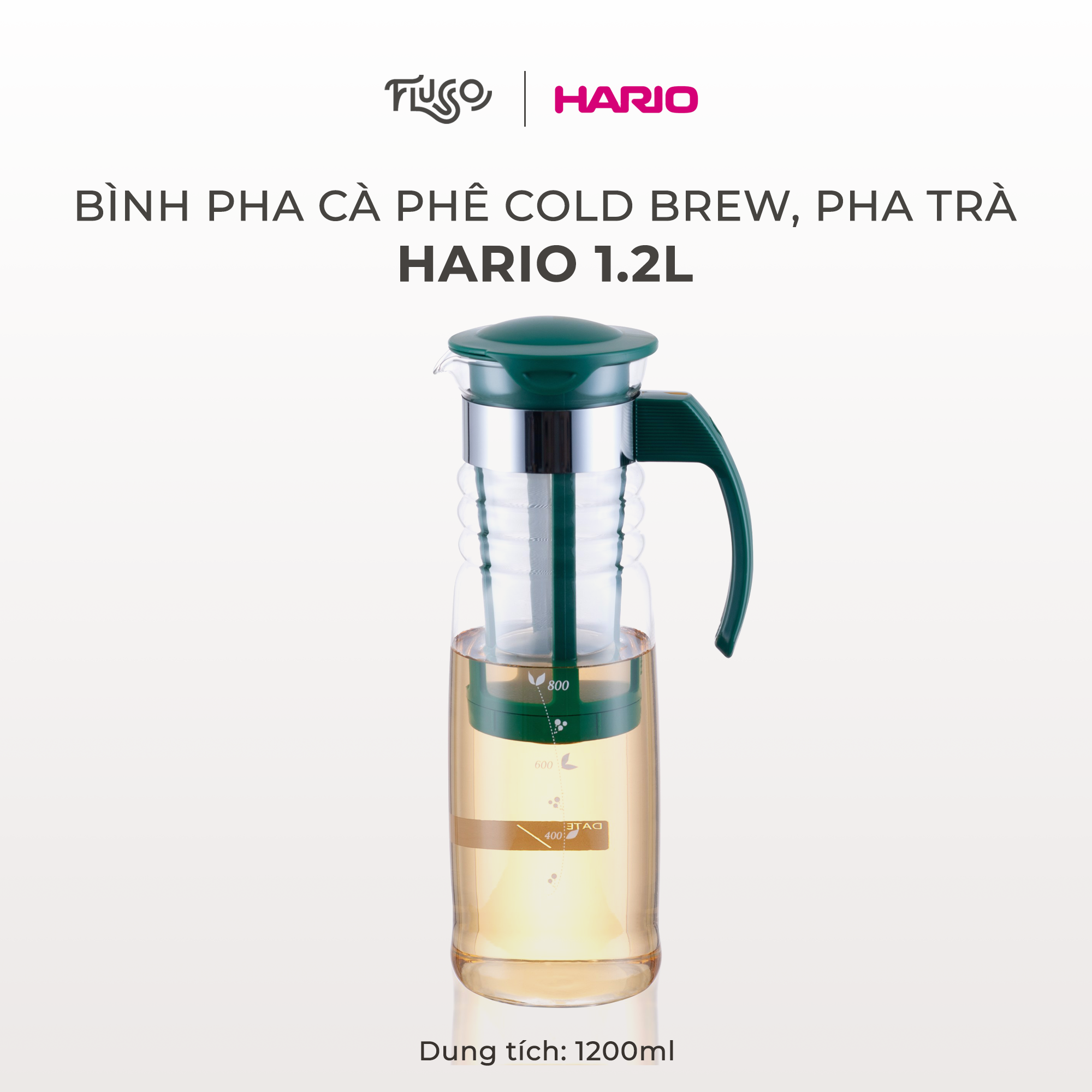 Bình Pha Cold Brew Hario Mizudashi 1200ml | Flusso Coffee Roasters ...