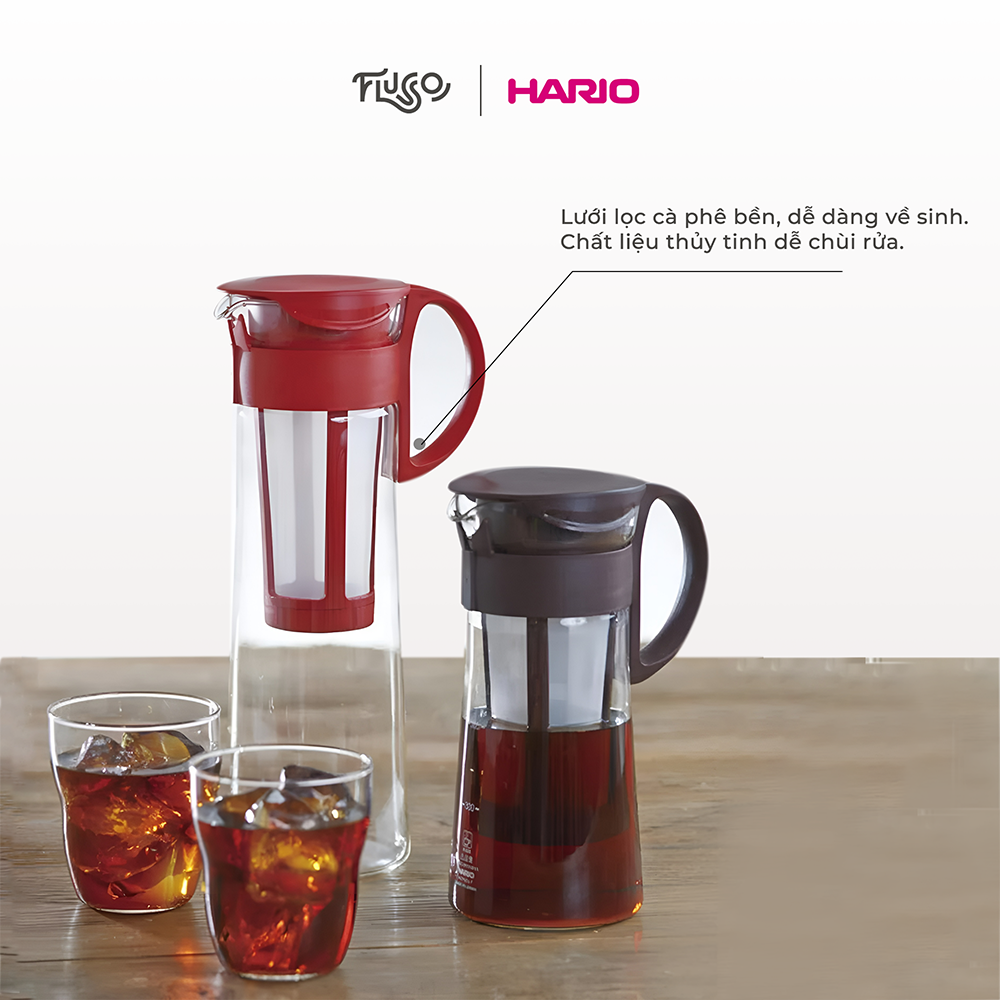 Bình Pha Cold Brew Hario Mizudashi 1000ml | Flusso Coffee Roasters ...