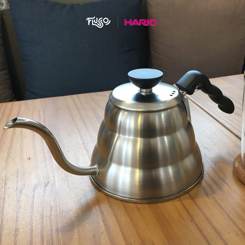 Ấm rót cổ ngỗng Hario Bouno 1,2l – Flusso Vietnam Specialty Coffee