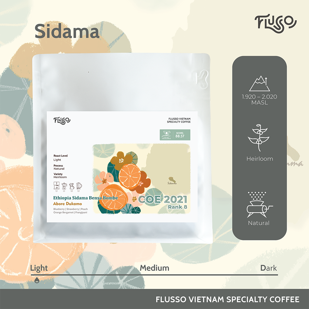 Ethiopia Sidana Bensa Bombe Abore Dukamo Natural COE 08 – Flusso ...