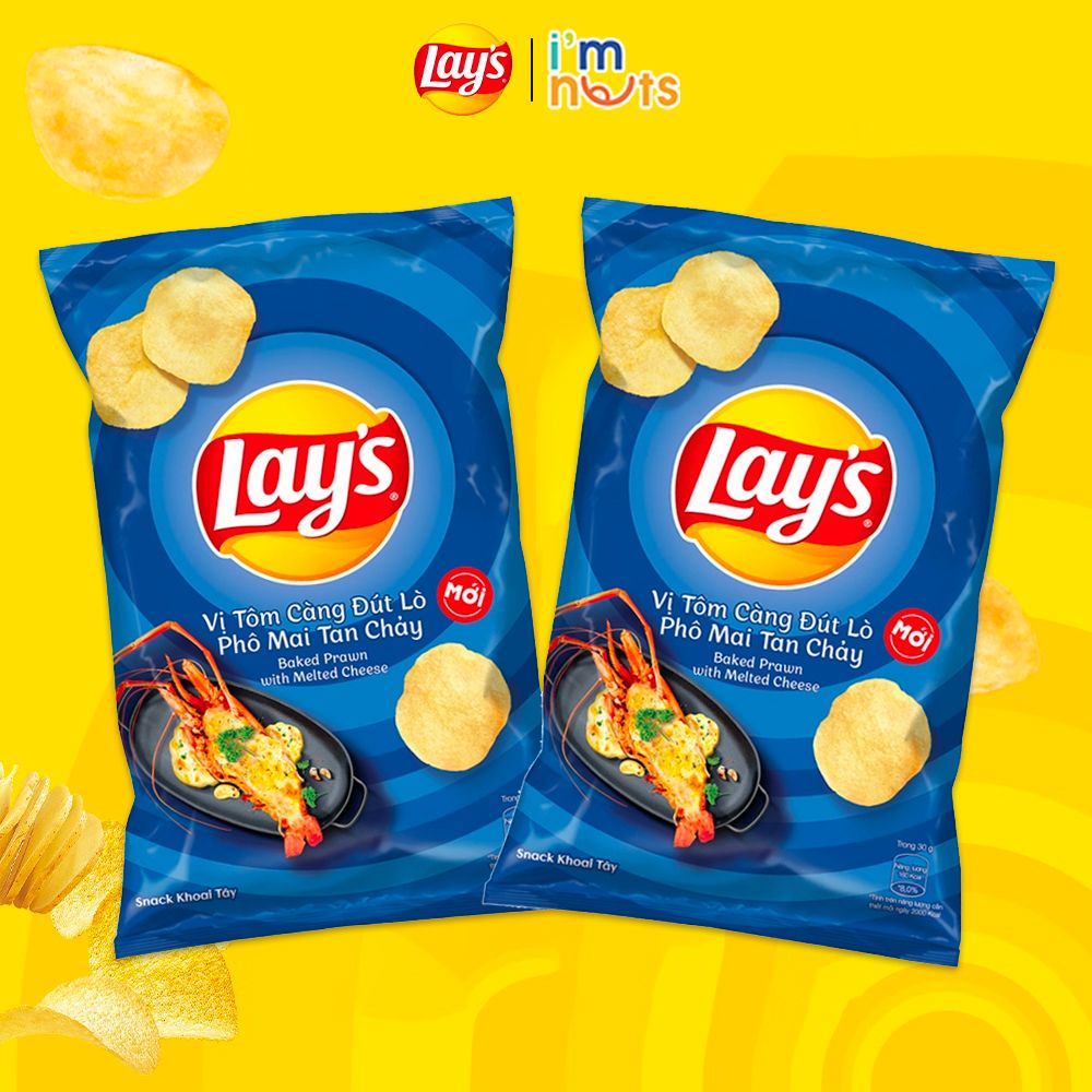 Snack Khoai tây Lays đủ vị gói nhỏ và gói lớn – Bánh kẹo Ăn vặt ImNuts