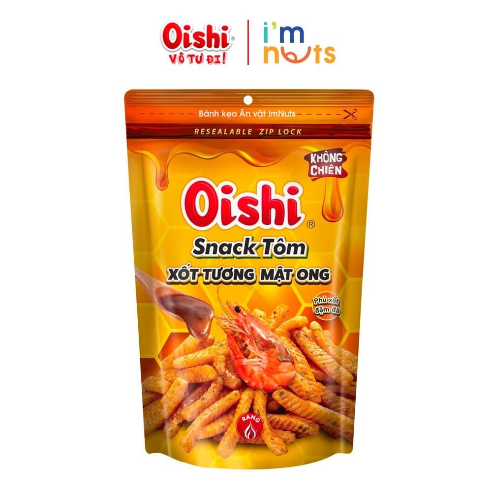 Snack Oishi Đủ Vị Túi Zip Tiện Lợi – Bánh kẹo Ăn vặt ImNuts