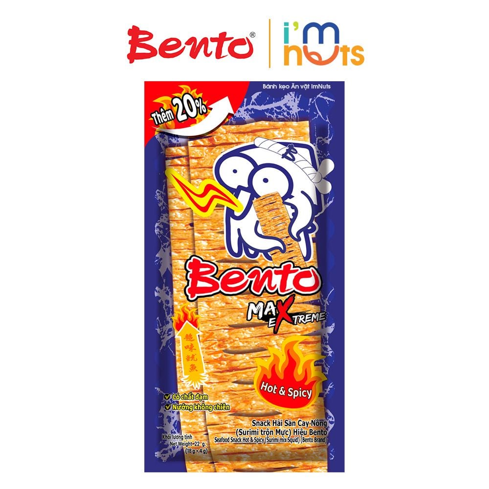 Snack Mực Bento Thái Lan Đủ Vị Gói Lớn – Bánh Kẹo ImNuts