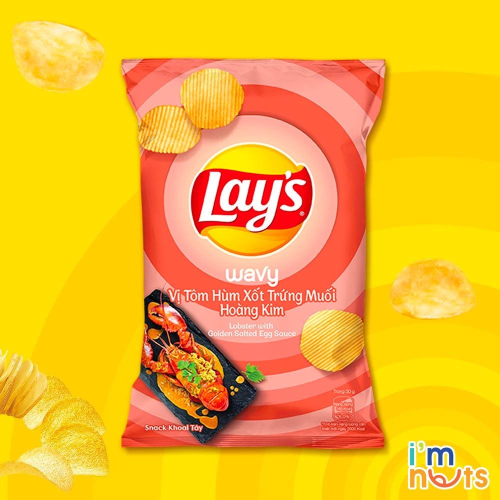 Snack Khoai tây Lays đủ vị gói nhỏ và gói lớn – Bánh kẹo Ăn vặt ImNuts