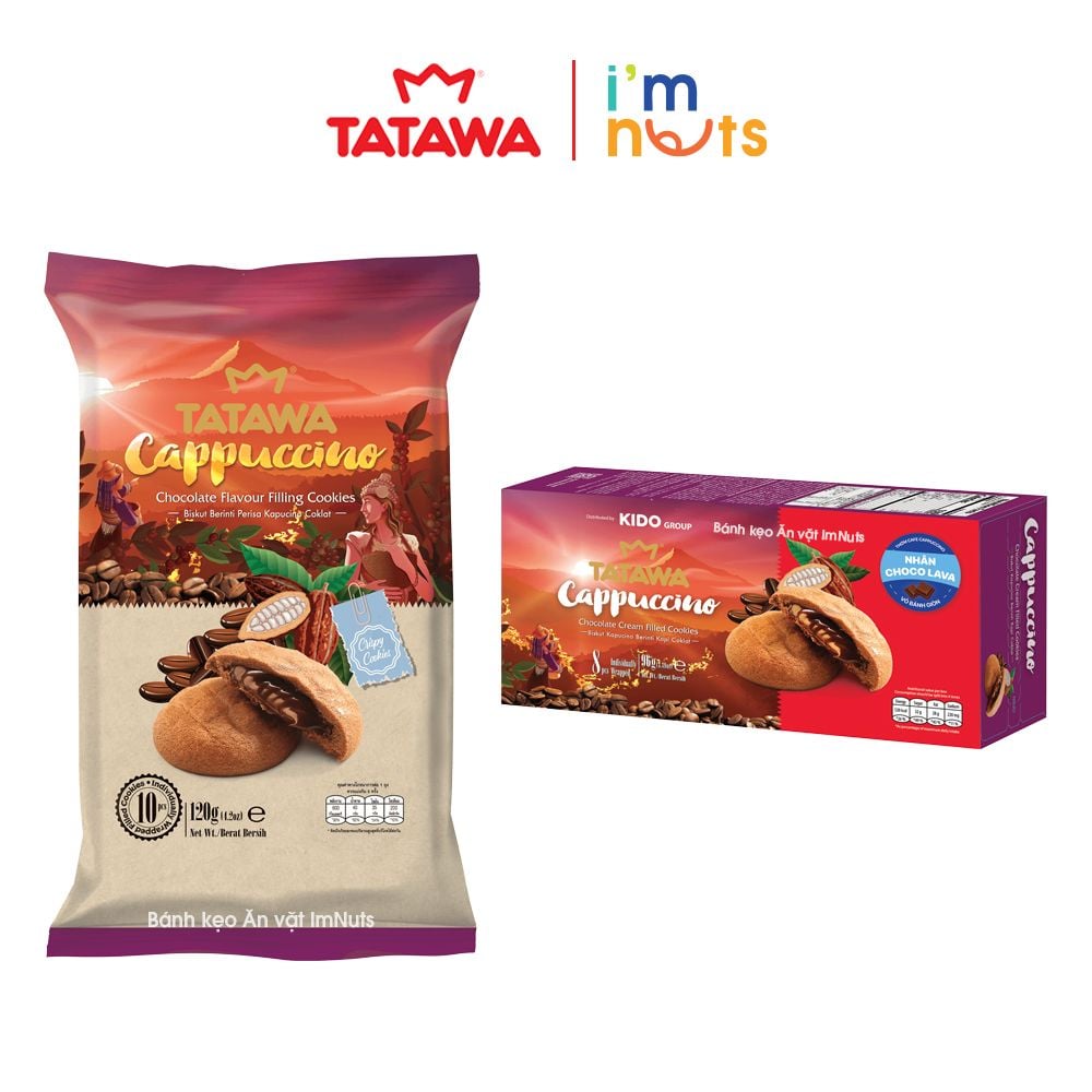 Bánh quy Tatawa Malaysia đủ vị dạng túi và hộp tiện lợi – Bánh Kẹo ImNuts