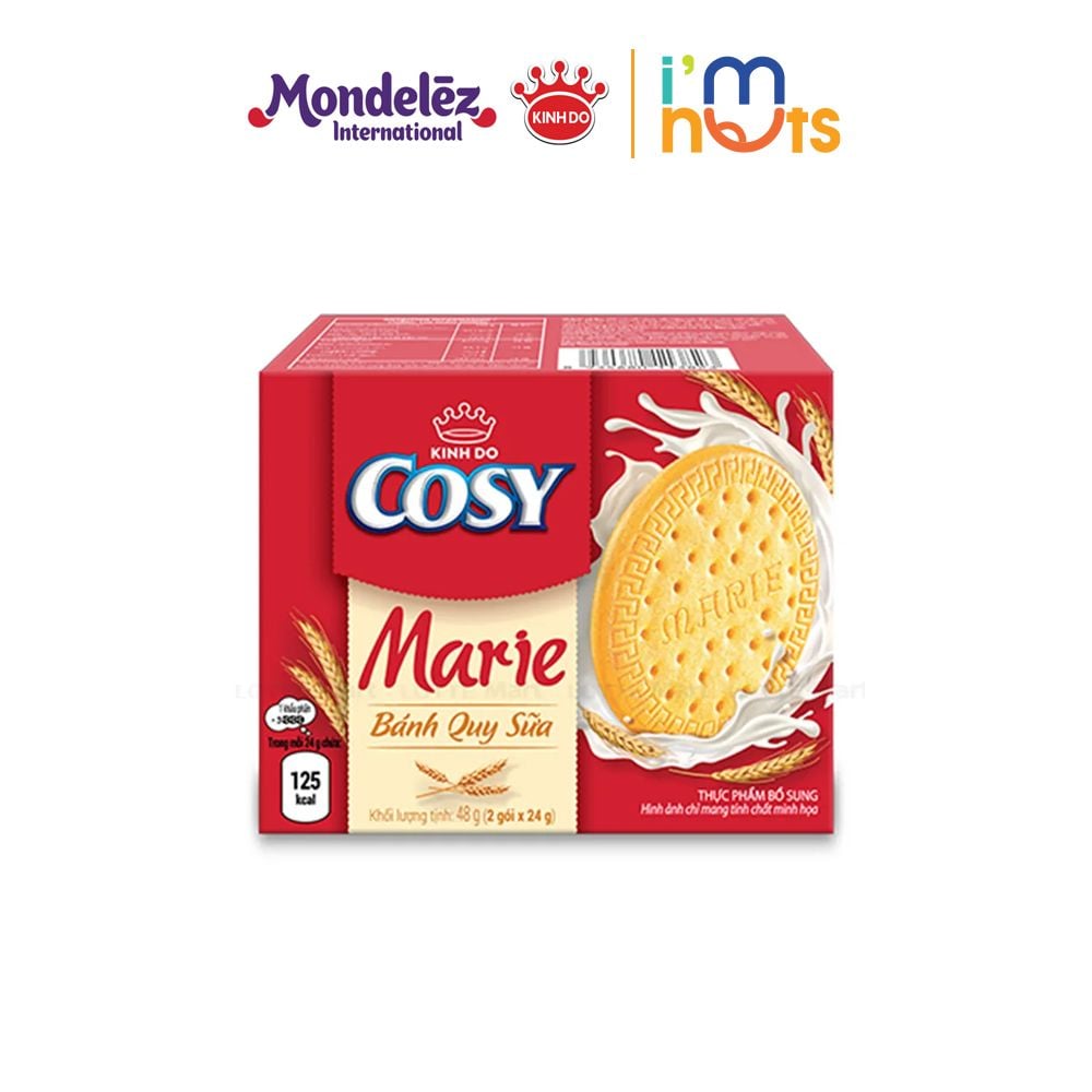 Bánh quế Cosy đủ vị 117g và Bánh quy sữa Cosy Marie 120g – Bánh kẹo Ăn vặt ImNuts