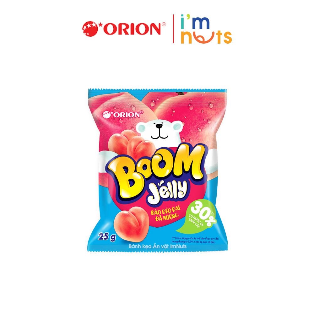 Kẹo dẻo Boom Jelly Orion đủ vị gói nhỏ – Bánh kẹo Ăn vặt ImNuts