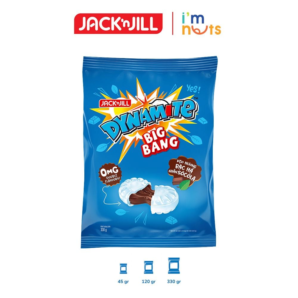 Kẹo Dynamite JacknJill đủ loại Big Bang Chews Energy và Kẹo sữa bò Lus – Bánh kẹo Ăn vặt ImNuts