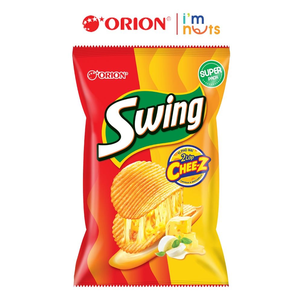 Bánh Snack khoai tây Swing Orion đủ vị gói nhỏ và gói lớn – Bánh kẹo Ăn ...