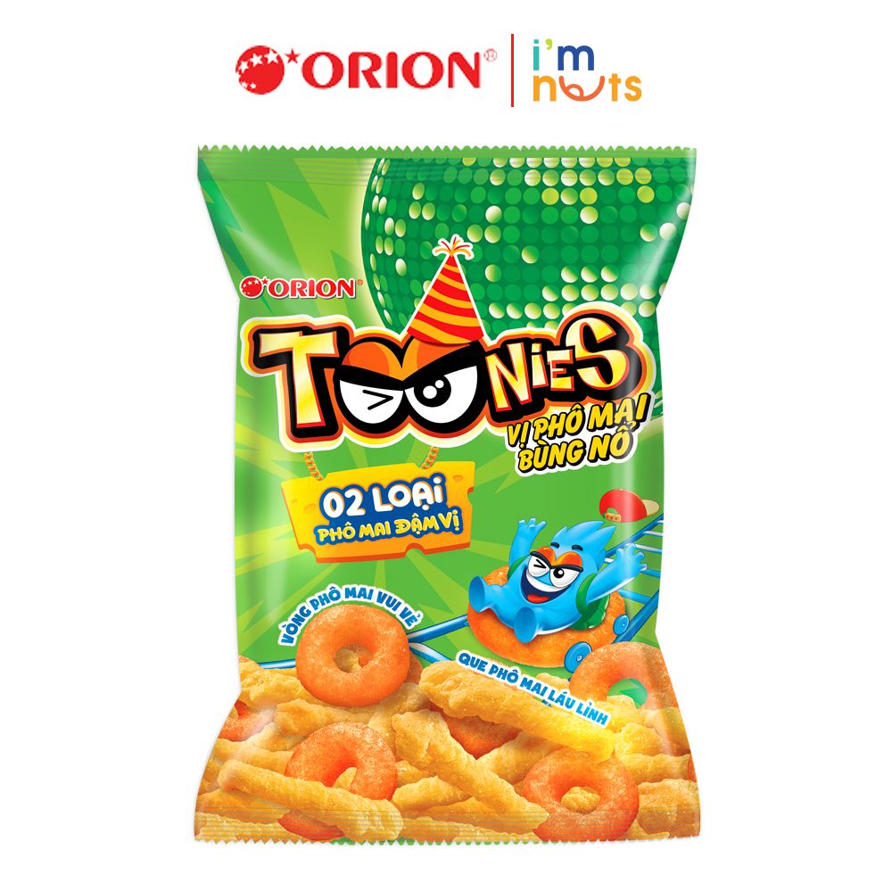 Bánh Snack Toonies Orion đủ vị gói nhỏ và gói lớn – Bánh kẹo Ăn vặt ImNuts