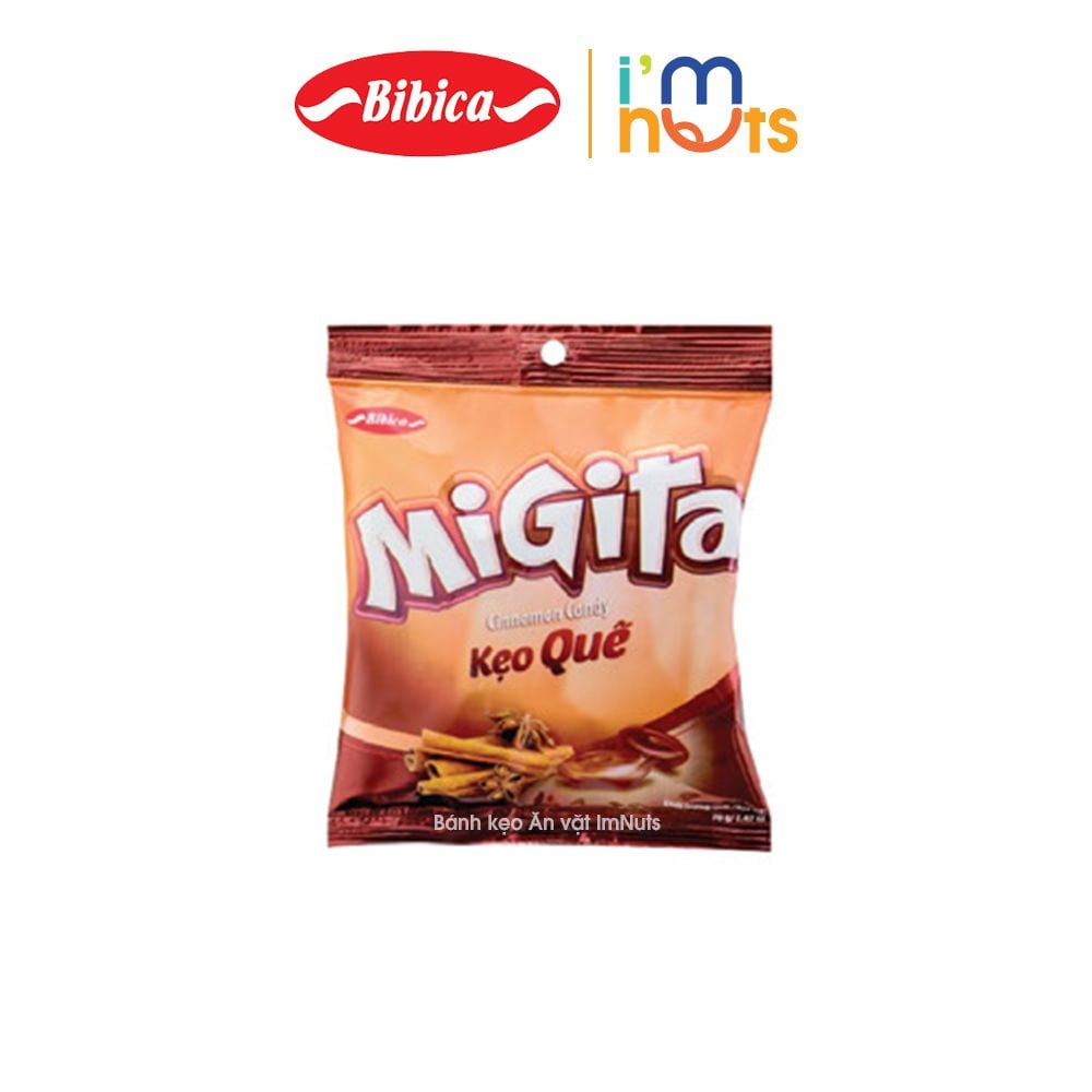 Kẹo cứng Migita Bibica tuổi thơ đủ vị Me Gừng Bạc hà gói 70g – Bánh kẹo Ăn vặt ImNuts