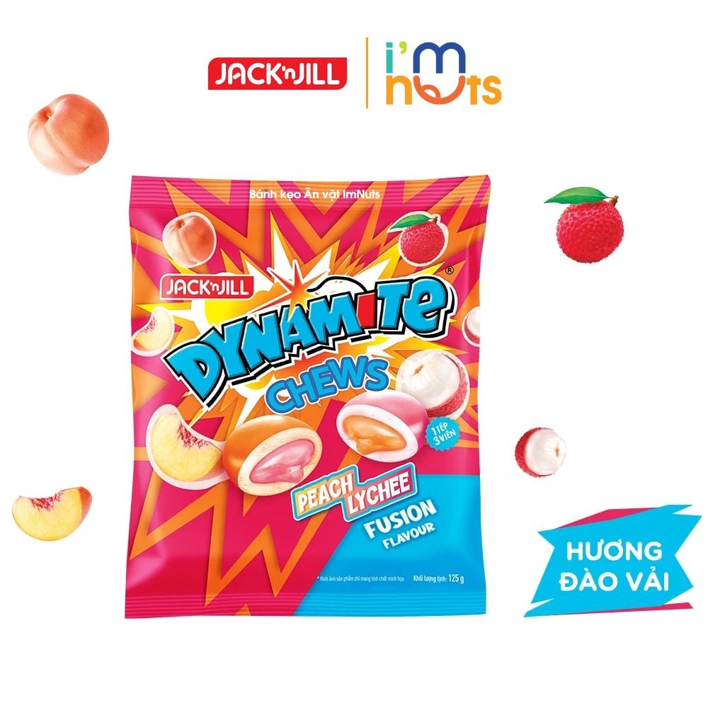 Kẹo Dynamite JacknJill đủ loại Big Bang Chews Energy và Kẹo sữa bò Lus ...