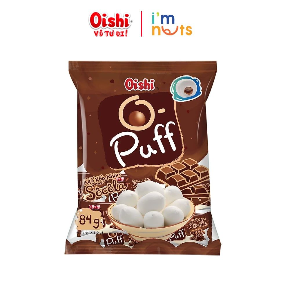 Combo 3 Gói Kẹo Xốp Có Nhân Oishi OPuff Đủ Vị Gói 84g – Bánh kẹo Ăn vặt ...