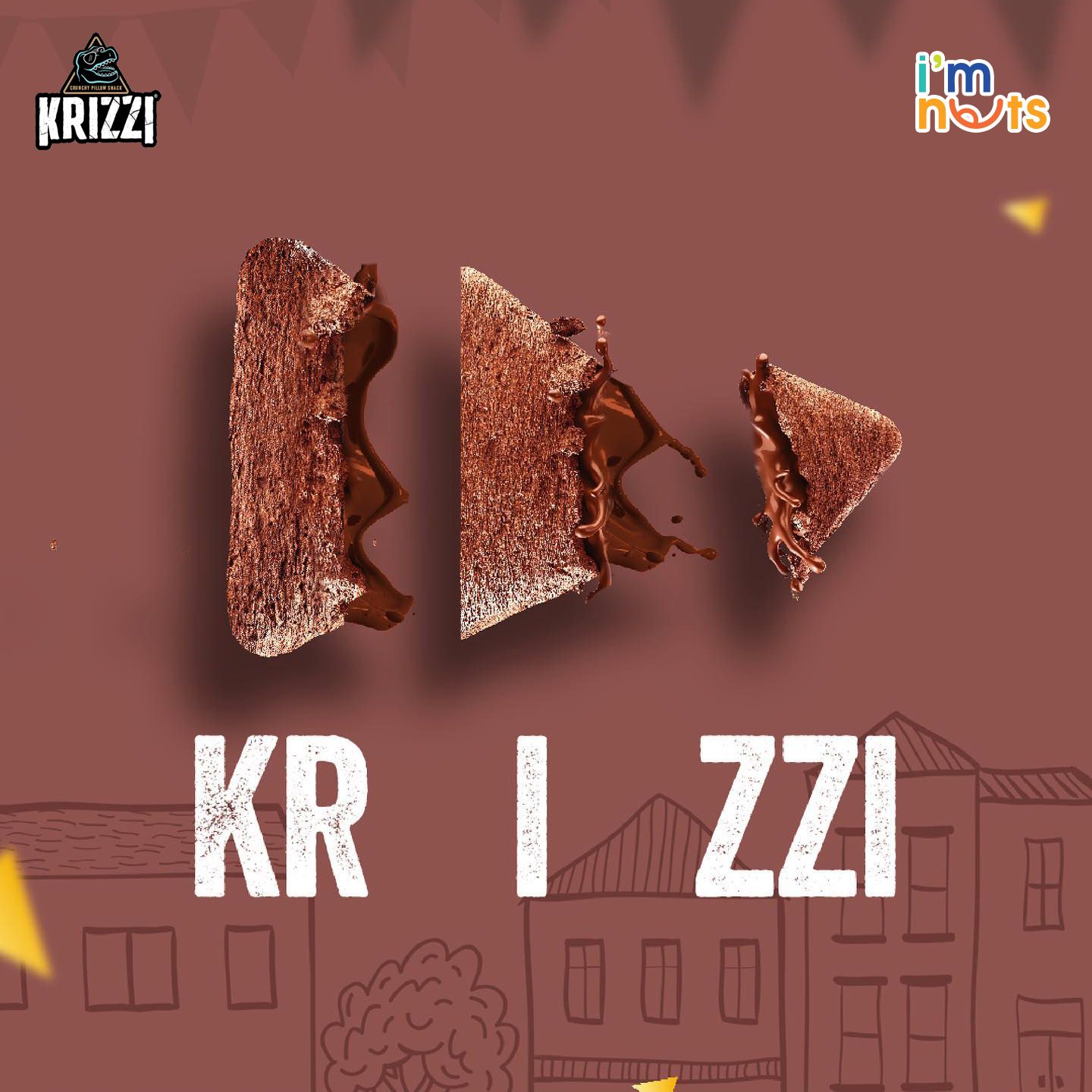 Snack nhân kem Crunchy Pillow Krizzi Indonesia đủ vị gói 50g – Bánh kẹo ...