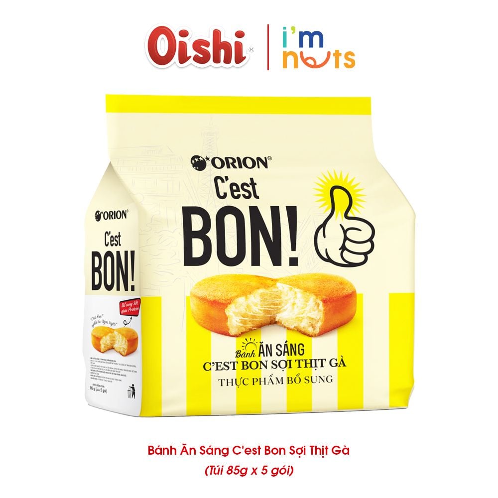 Bánh ăn sáng Cest Bon Orion đủ vị gói nhỏ tiện lợi – Bánh kẹo Ăn vặt ImNuts