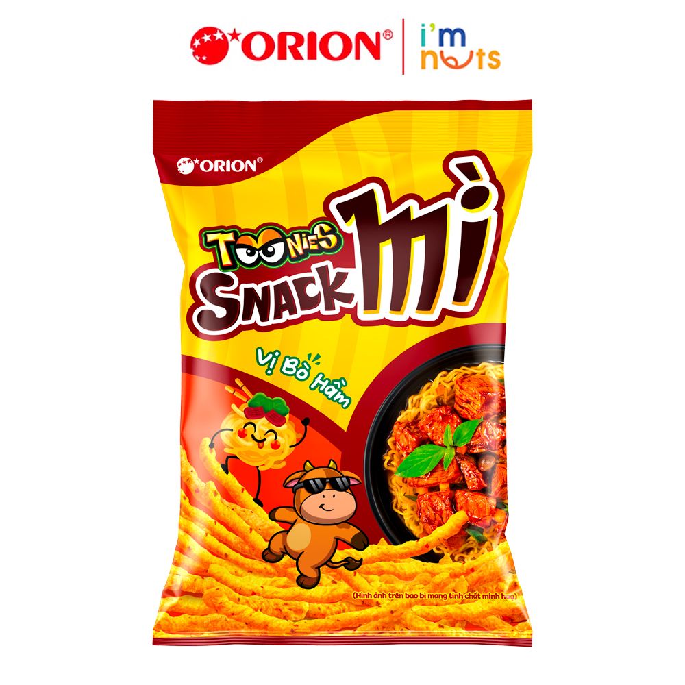 Bánh Snack Toonies Orion đủ vị gói nhỏ và gói lớn – Bánh kẹo Ăn vặt ImNuts
