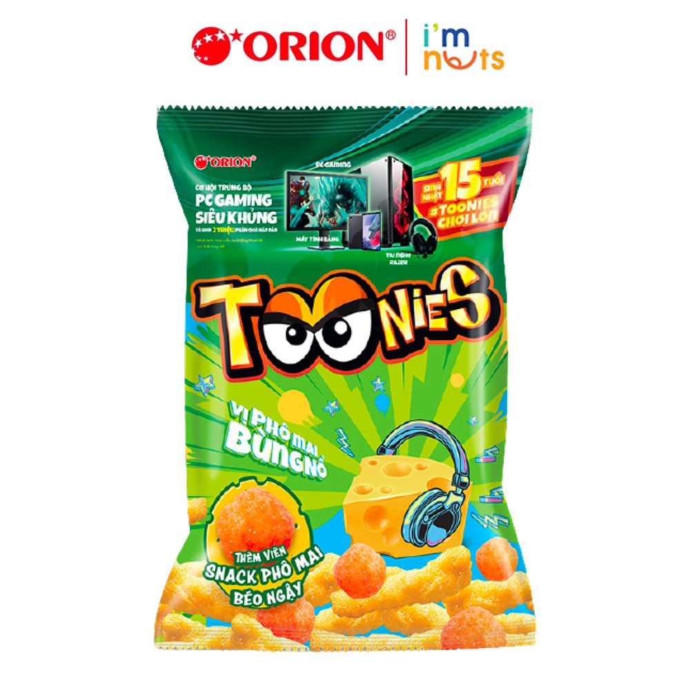 Bánh Snack Toonies Orion đủ vị gói nhỏ và gói lớn – Bánh kẹo Ăn vặt ImNuts