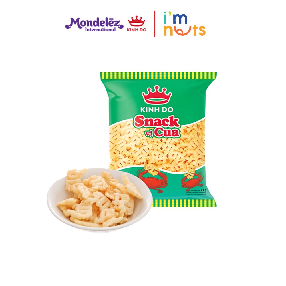 Snack cua Kinh Đô gói 29g – Bánh kẹo Ăn vặt ImNuts