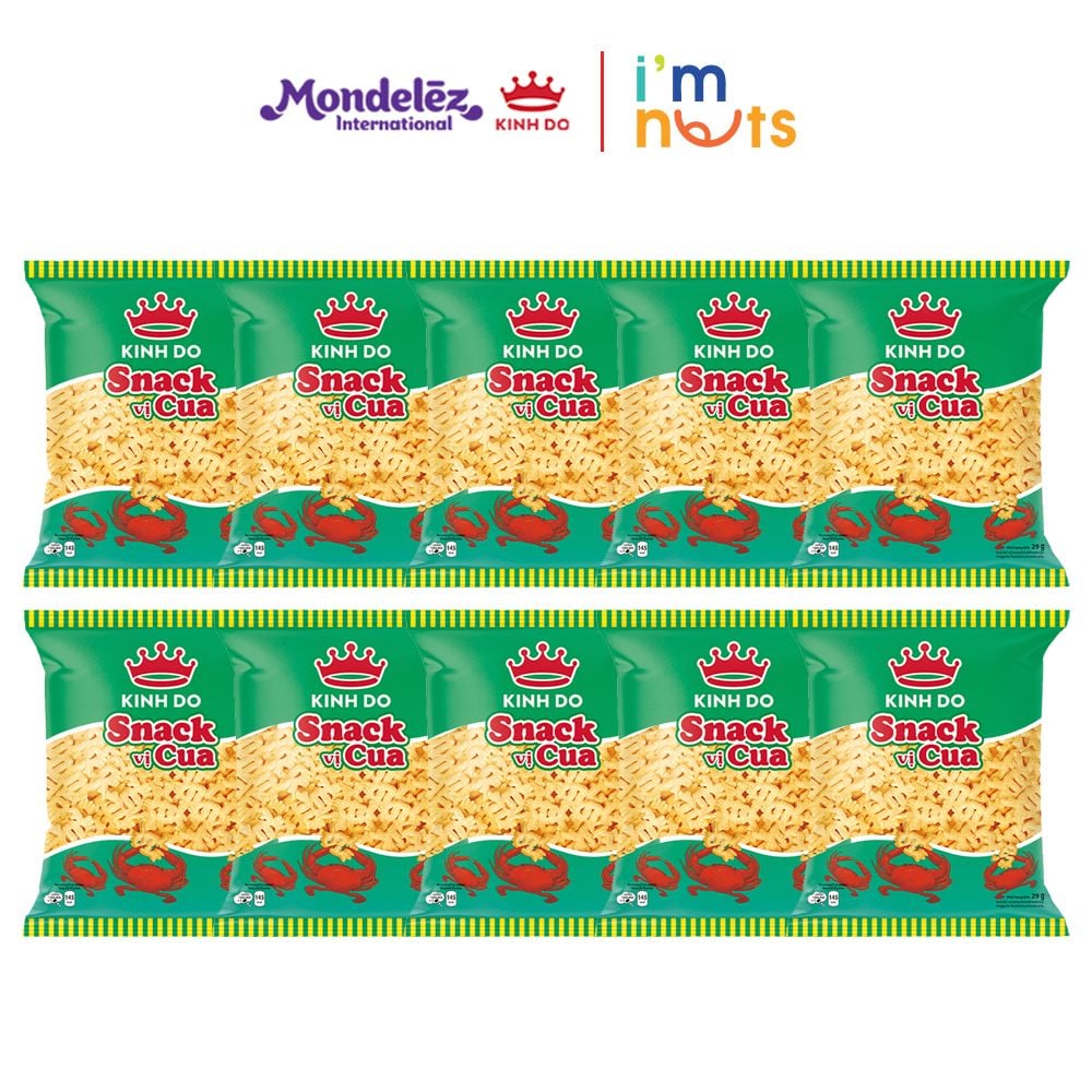 Snack cua Kinh Đô gói 29g – Bánh kẹo Ăn vặt ImNuts