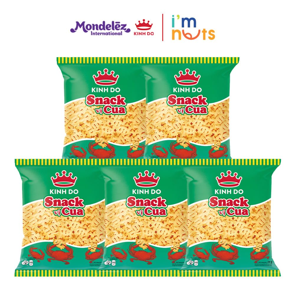 Snack cua Kinh Đô gói 29g – Bánh kẹo Ăn vặt ImNuts