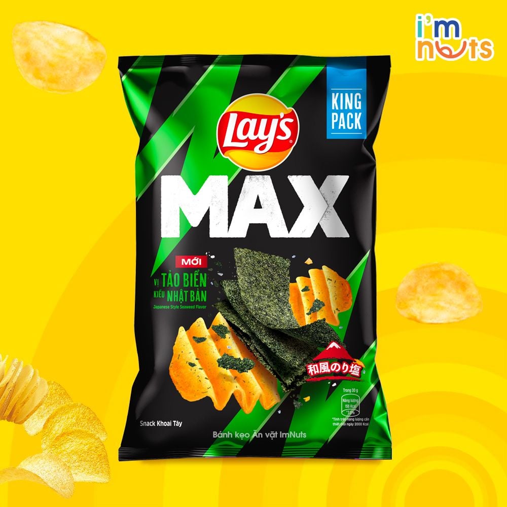 Snack Khoai tây Lays đủ vị gói nhỏ và gói lớn – Bánh kẹo Ăn vặt ImNuts