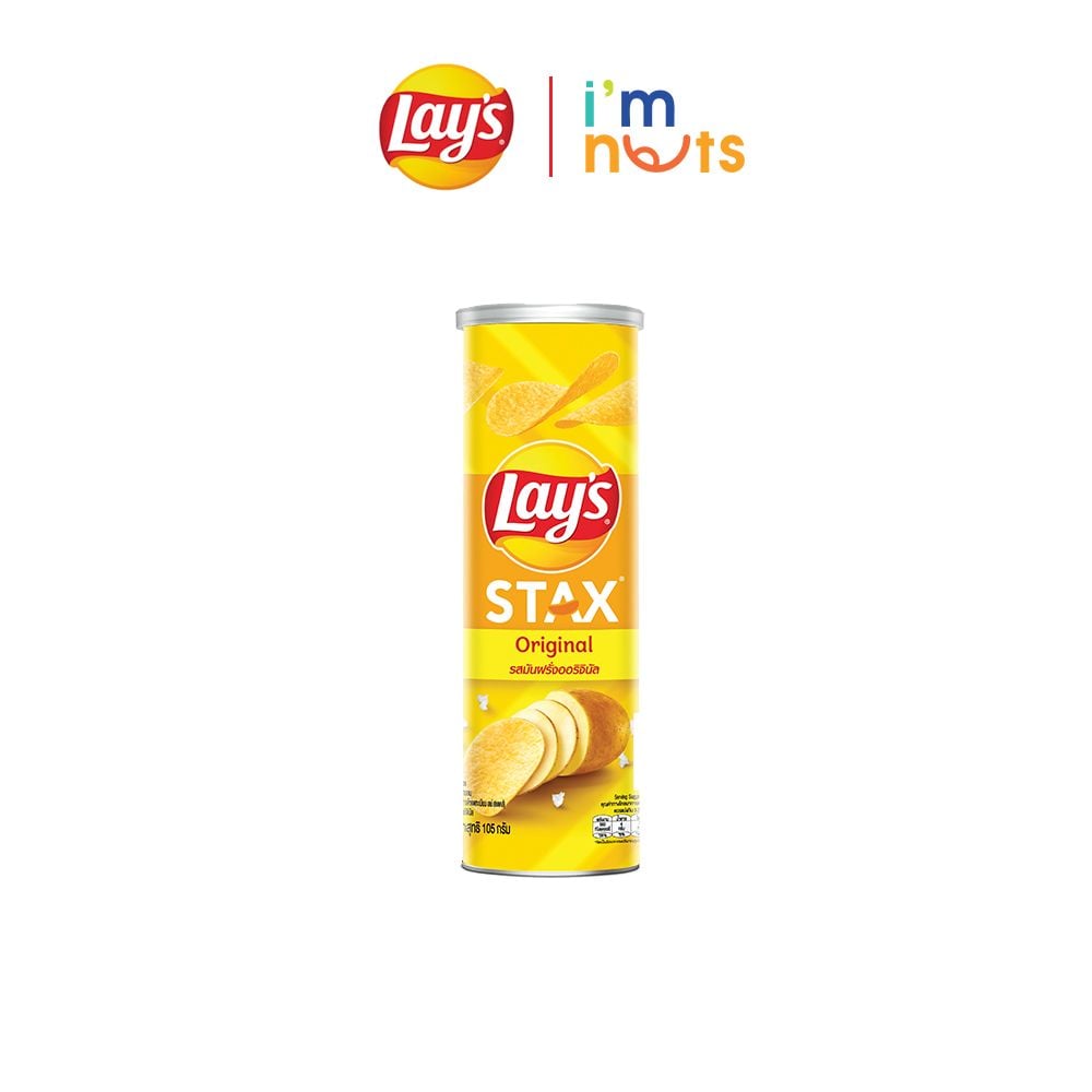 Snack Khoai tây Lays Stax đủ vị lon 100g – Bánh kẹo Ăn vặt ImNuts