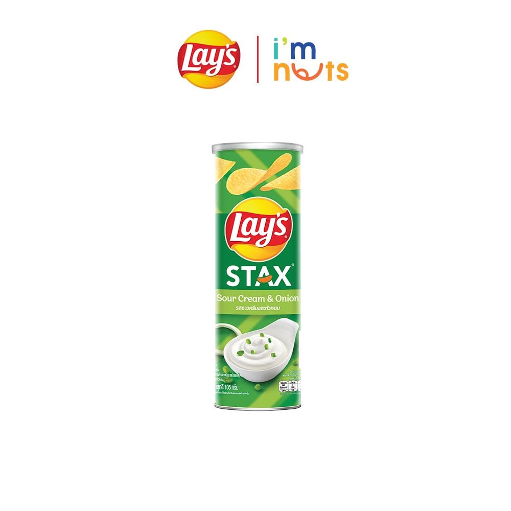 Snack Khoai tây Lays Stax đủ vị lon 100g – Bánh Kẹo ImNuts
