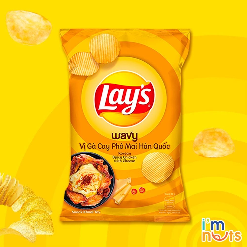 Snack Khoai tây Lays đủ vị gói nhỏ và gói lớn – Bánh kẹo Ăn vặt ImNuts