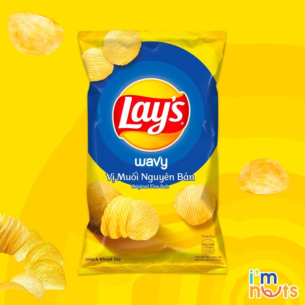 Snack Khoai tây Lays đủ vị gói nhỏ và gói lớn – Bánh kẹo Ăn vặt ImNuts