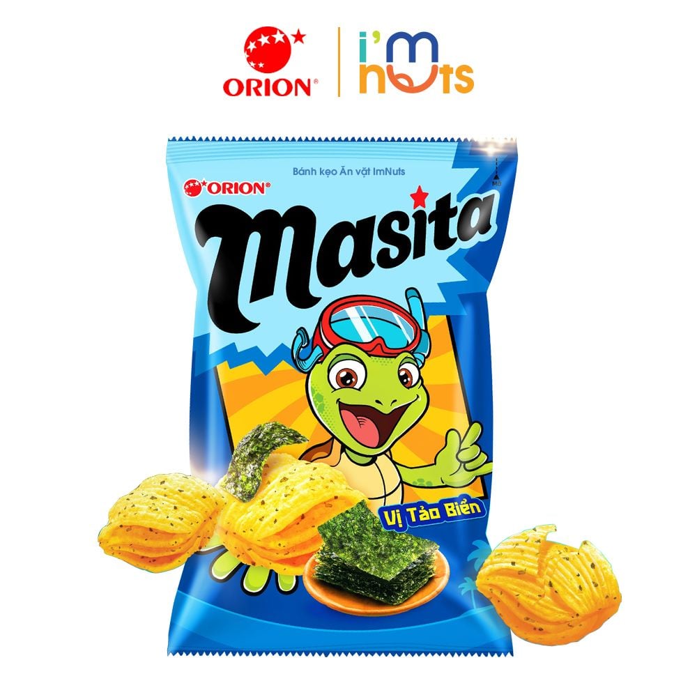 Bánh Snack Khoai Tây Mai Rùa 4 lớp Masita Orion Đủ Vị Gói Nhỏ Và Gói L ...