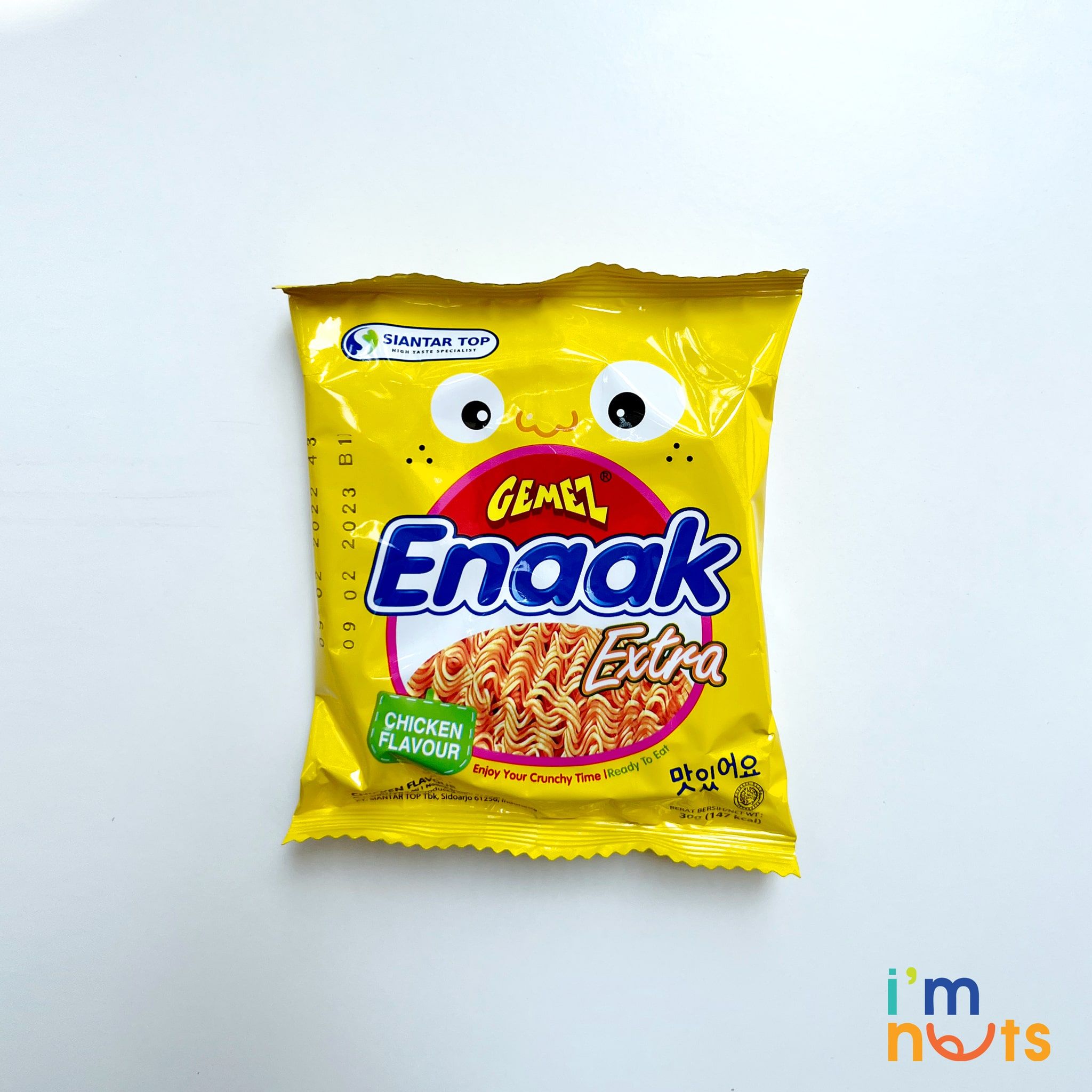 Snack mì trẻ em Gemez Enaak Extra Indonesia vị Ớt cấp độ 1 lốc 20 gói ...