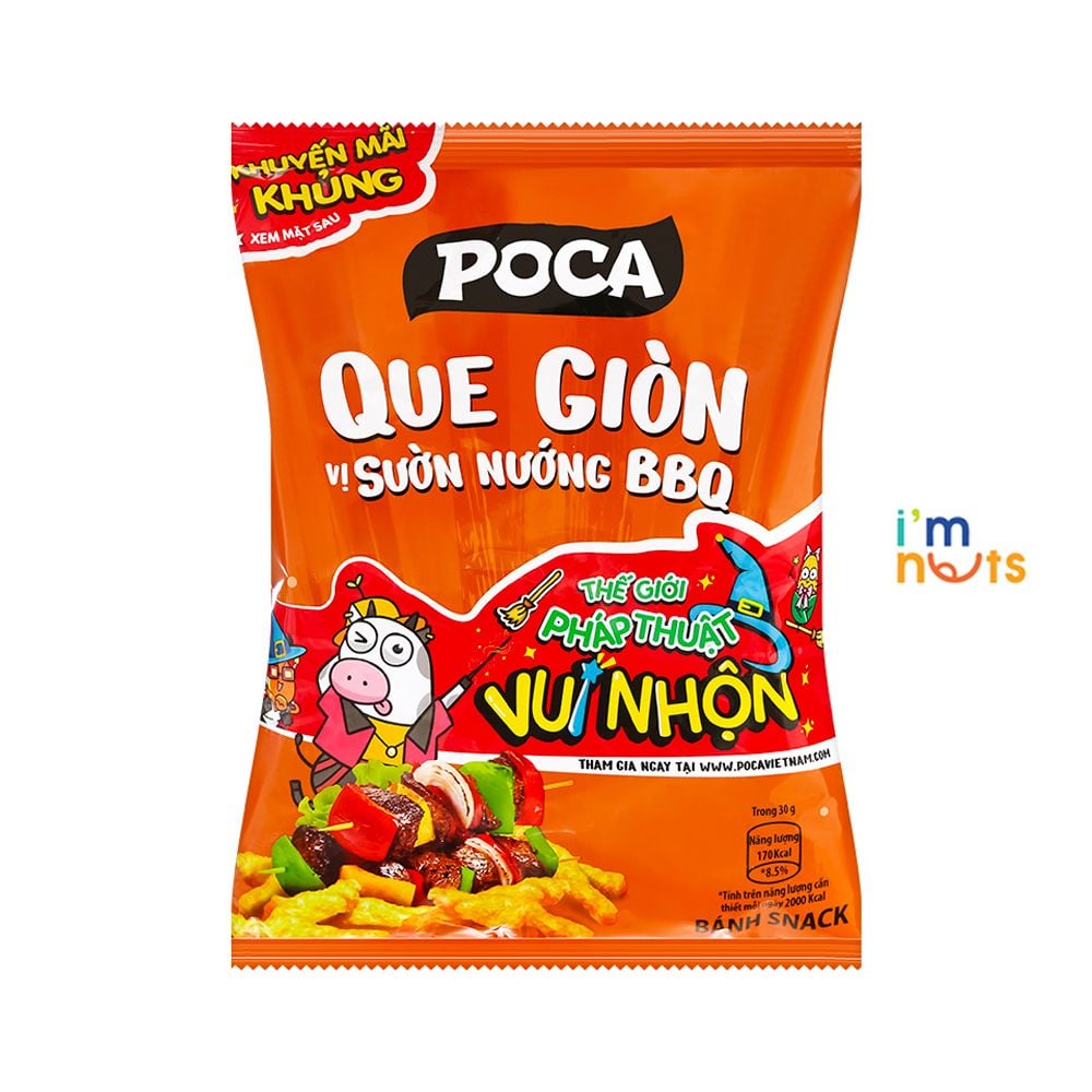 Snack Poca đủ vị giòn rụm gói nhỏ và gói lớn – Bánh kẹo Ăn vặt ImNuts
