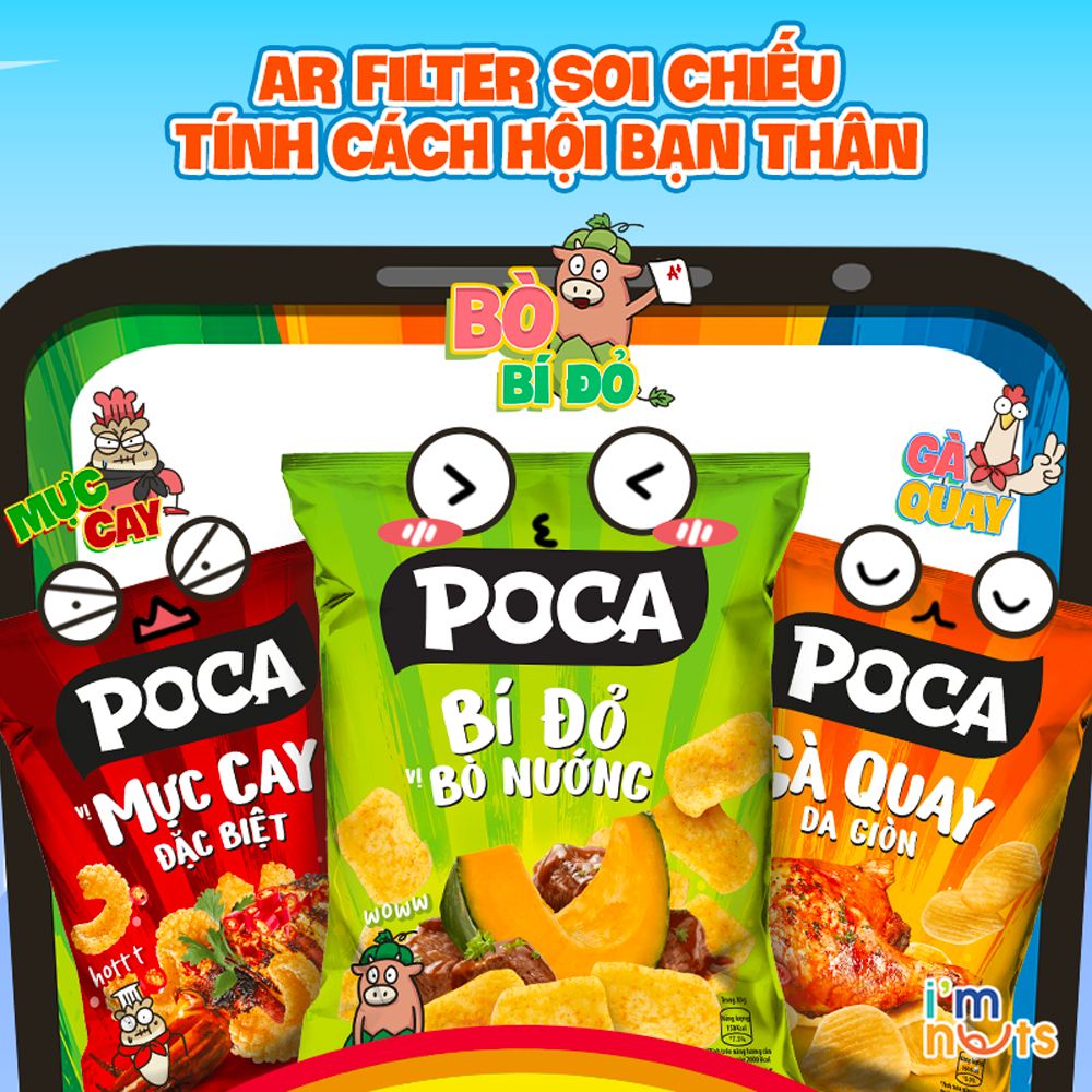 Snack Poca đủ vị giòn rụm gói nhỏ và gói lớn – Bánh kẹo Ăn vặt ImNuts
