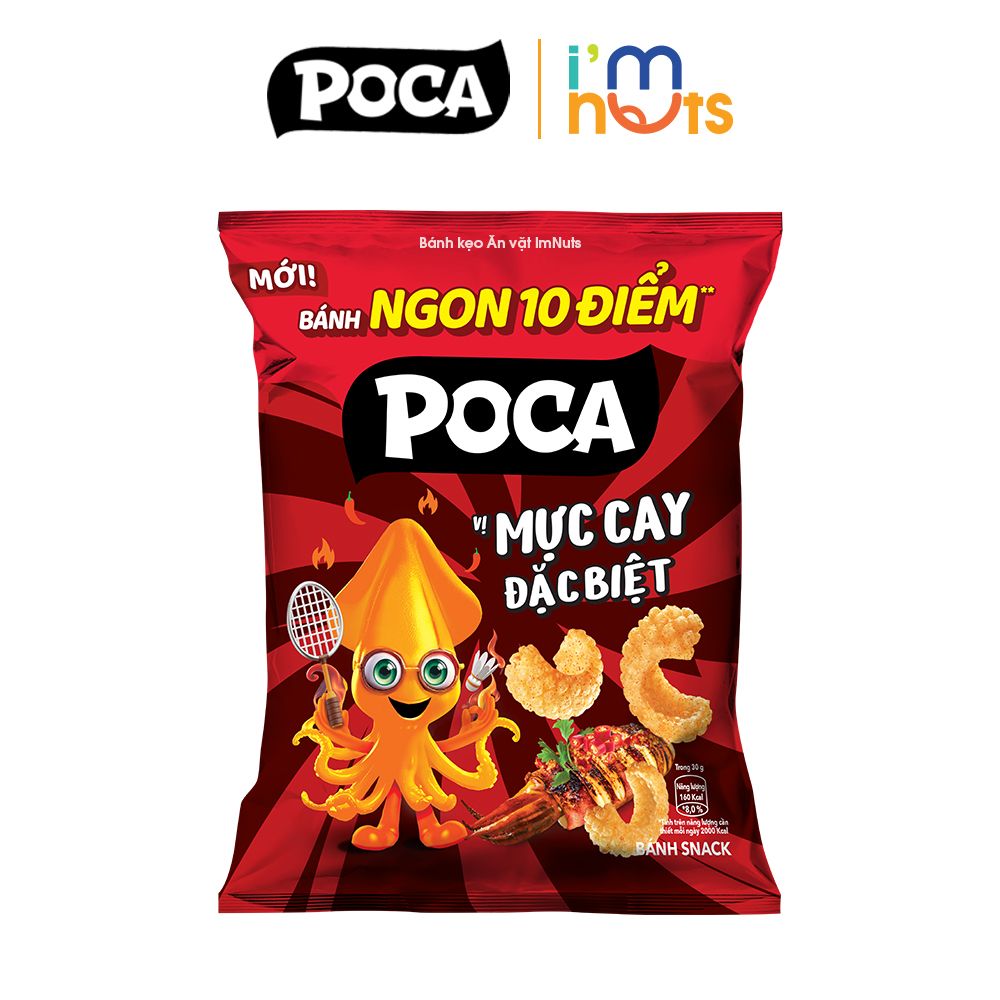 Snack Poca đủ vị giòn rụm gói nhỏ và gói lớn – Bánh kẹo Ăn vặt ImNuts