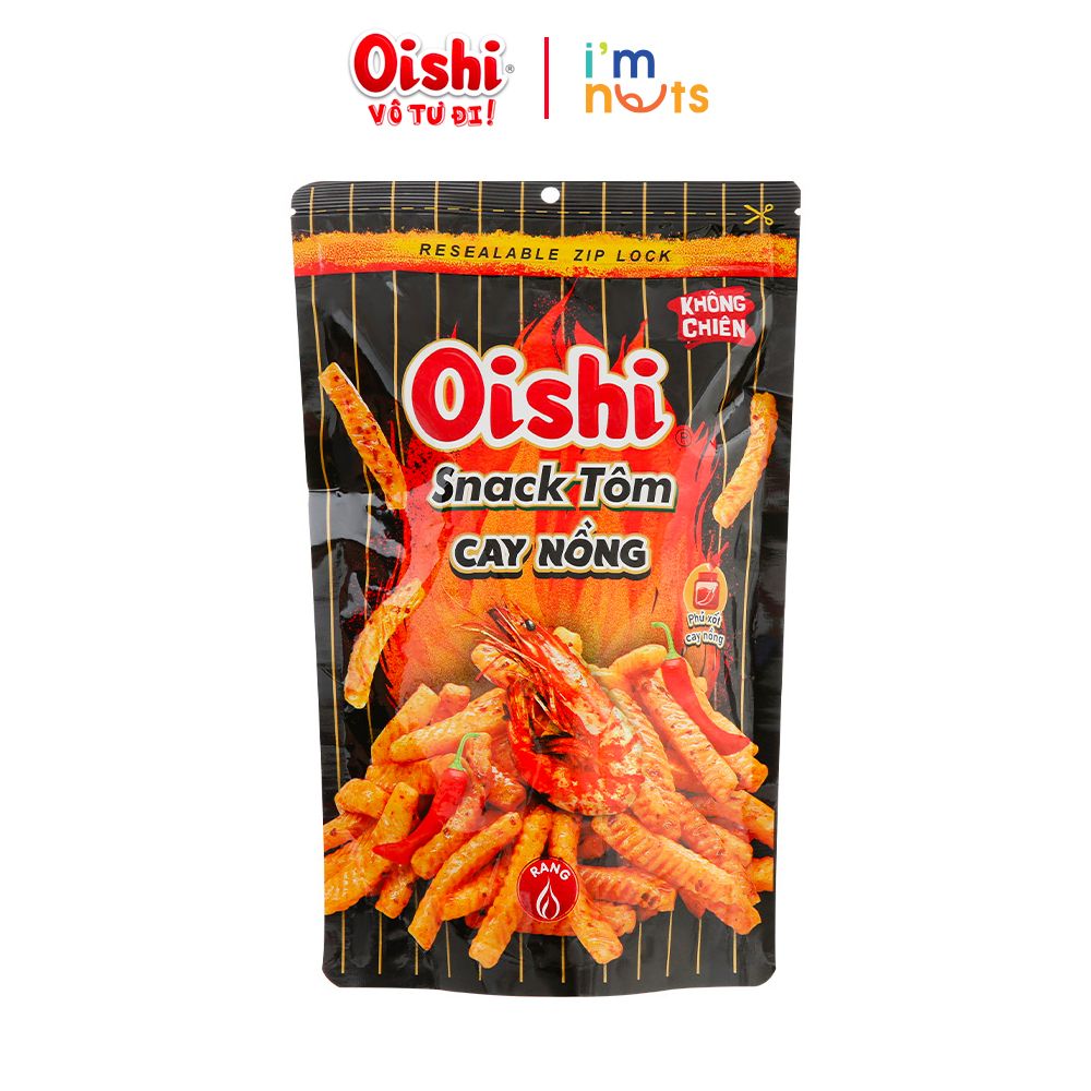 Snack bim bim Oishi đủ vị gói lớn 68g – Bánh kẹo Ăn vặt ImNuts