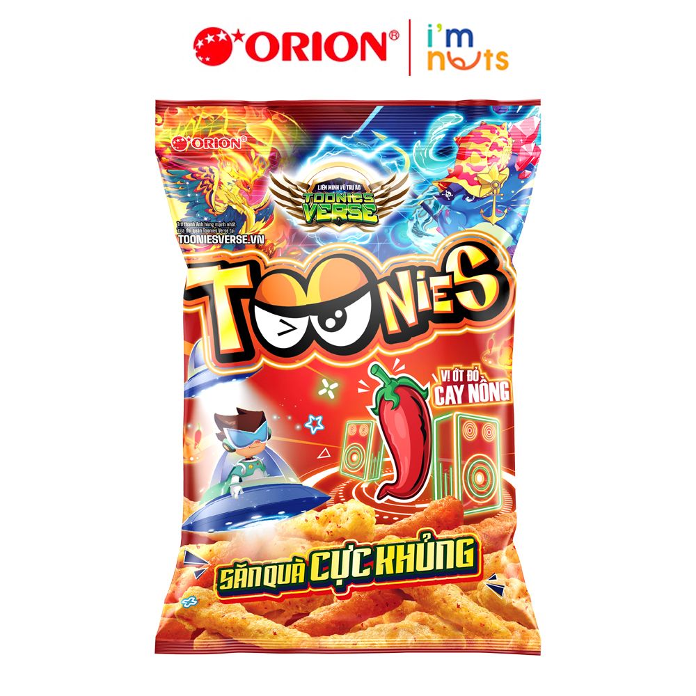 Bánh Snack Toonies Orion đủ vị gói nhỏ và gói lớn – Bánh kẹo Ăn vặt ImNuts