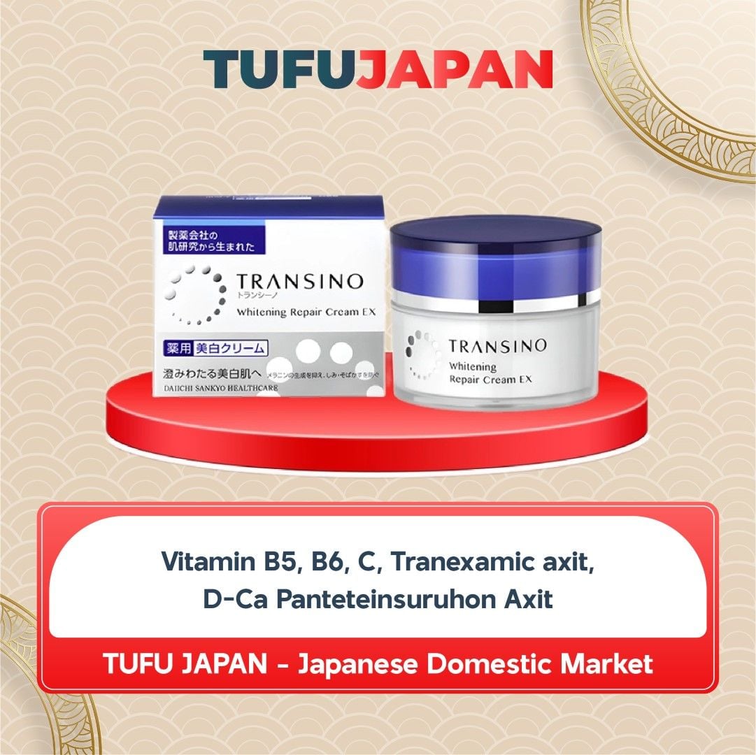 Kem Hỗ Trợ Dưỡng Trắng Da Ban Đêm Transino Whitening Repair Cream ...