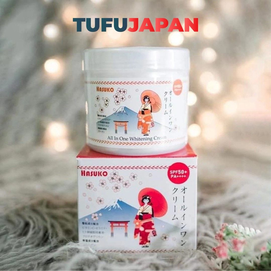 Kem Ủ TRẮNG DA TOÀN THÂN Hasuko Nhật Bản Chống Nắng SPF 50+ hũ 280g – Công ty TNHH TUFU GROUP