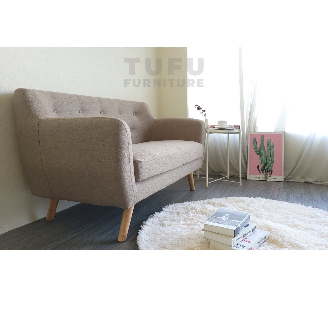 SOFA Băng 5039 - 2P - Kem – Công ty TNHH TUFU GROUP