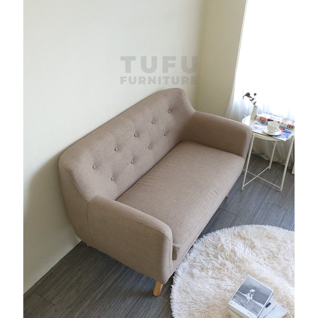 SOFA Băng 5039 - 2P - Kem – Công ty TNHH TUFU GROUP