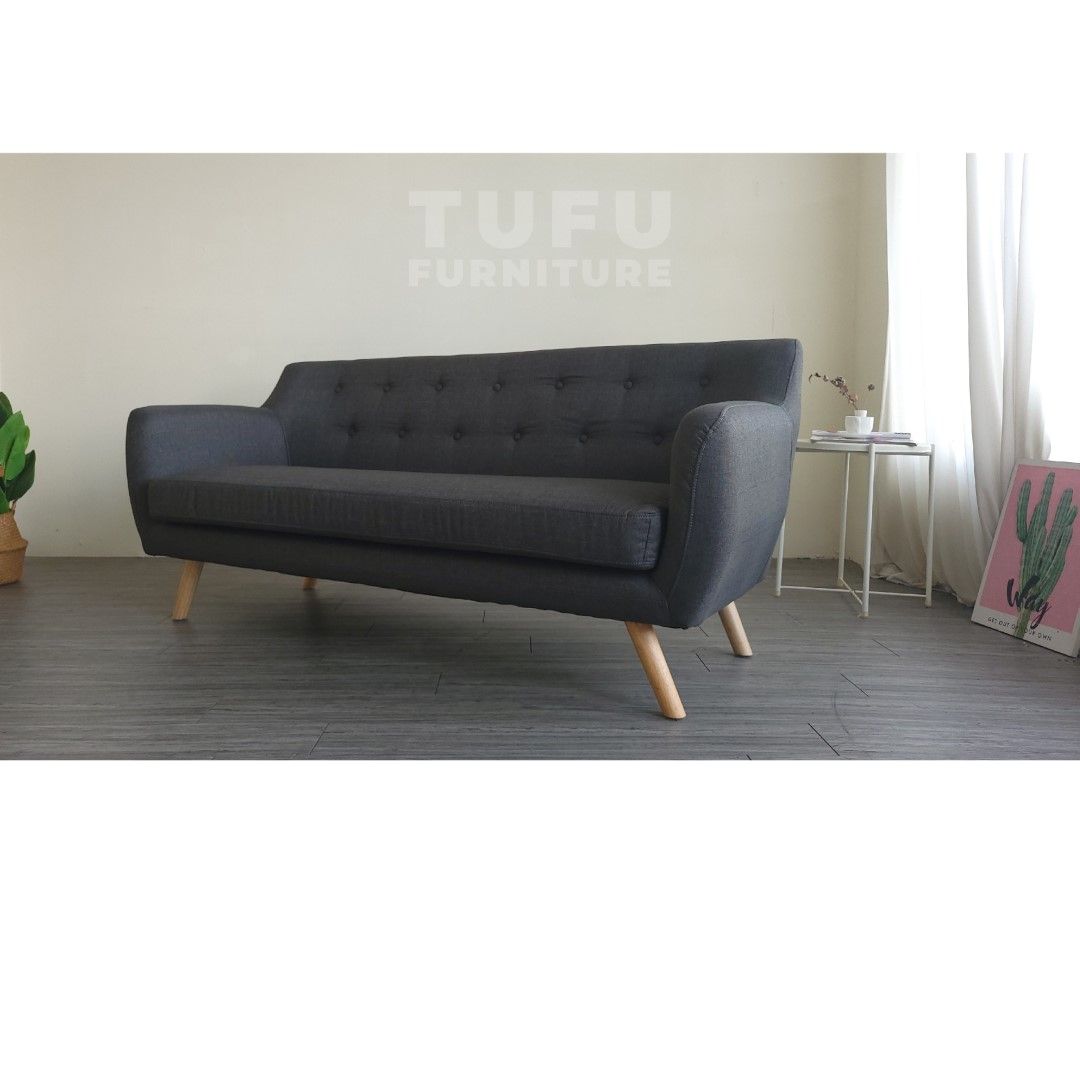 SOFA Băng 5039 - 3P - Xám – Công ty TNHH TUFU GROUP