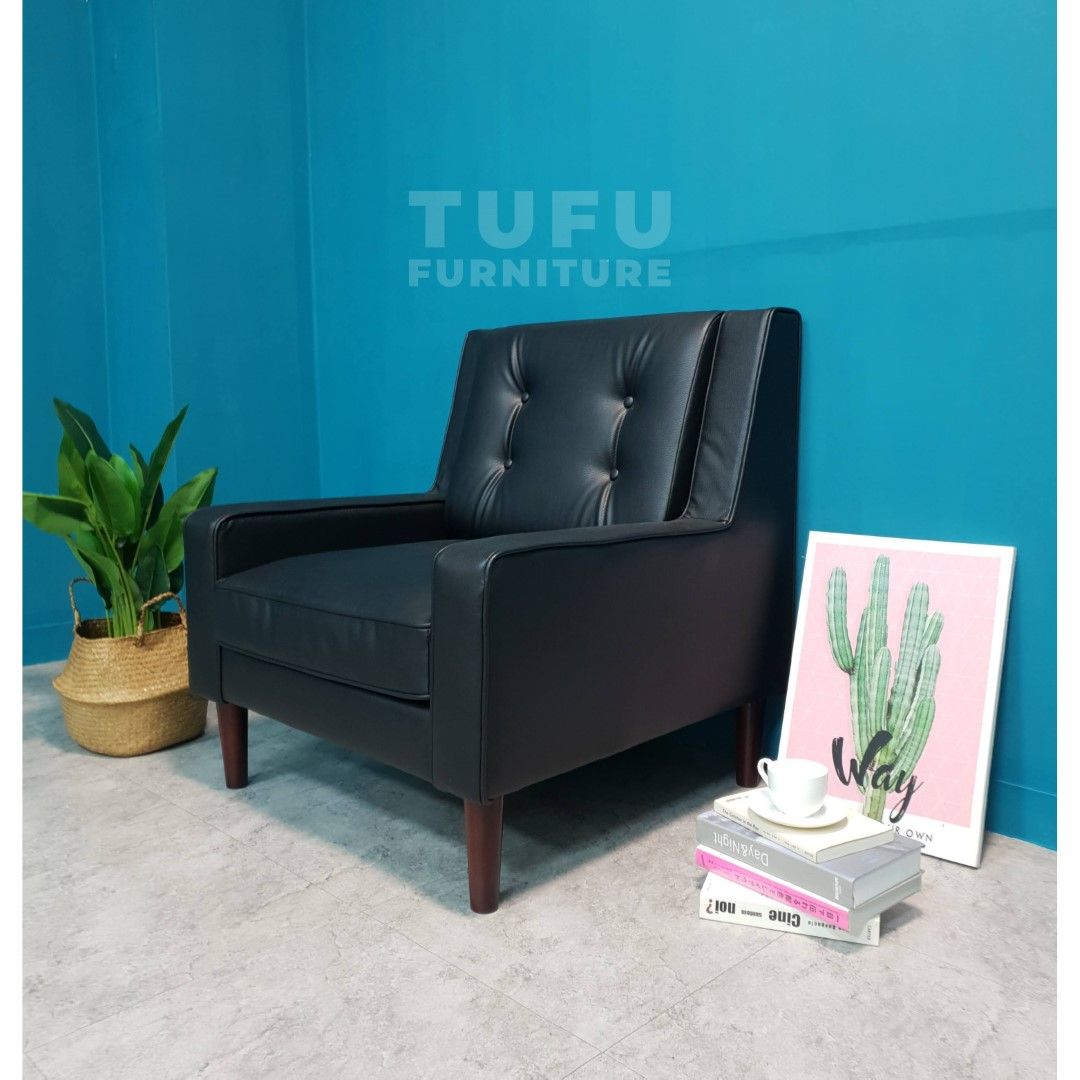 SOFA Băng 5041 - 1P - Đen – Công ty TNHH TUFU GROUP