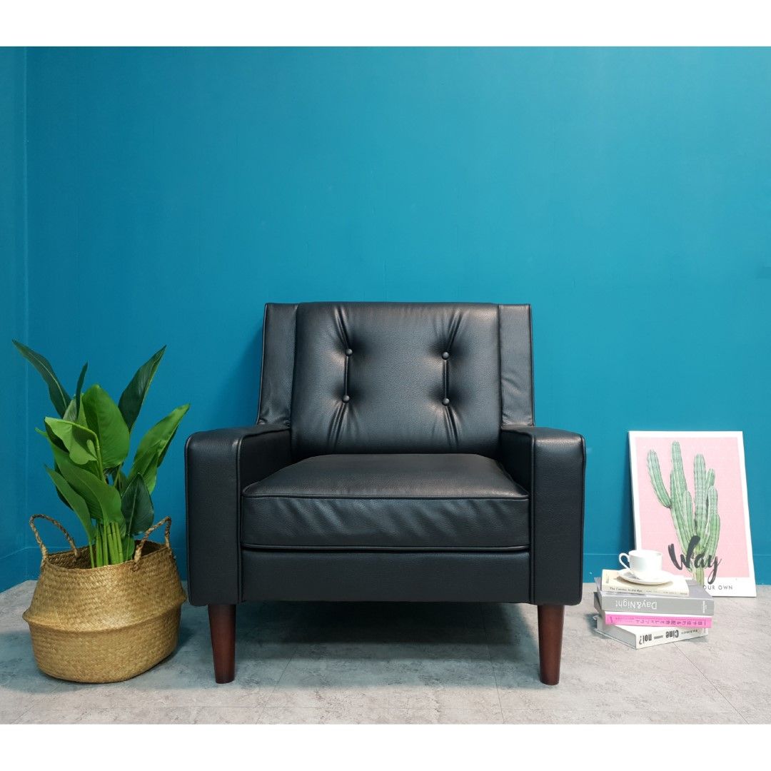 SOFA Băng 5041 - 1P - Đen – Công ty TNHH TUFU GROUP