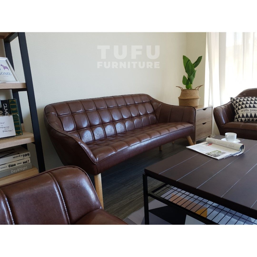 SOFA Băng BSY 3P - Nâu – Công ty TNHH TUFU GROUP