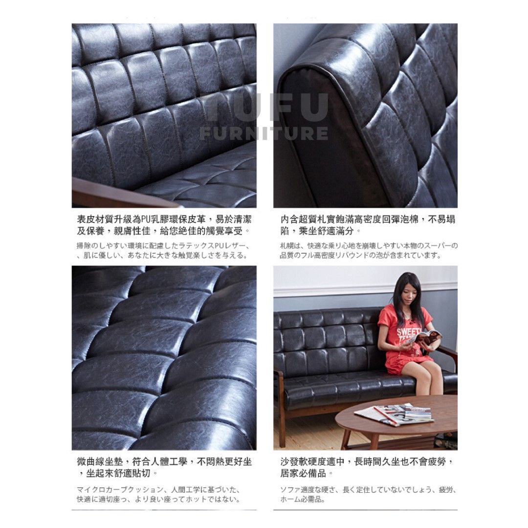 SOFA Cổ Điển - 8039 2P - Đen – PHUONGTOPPER.COM