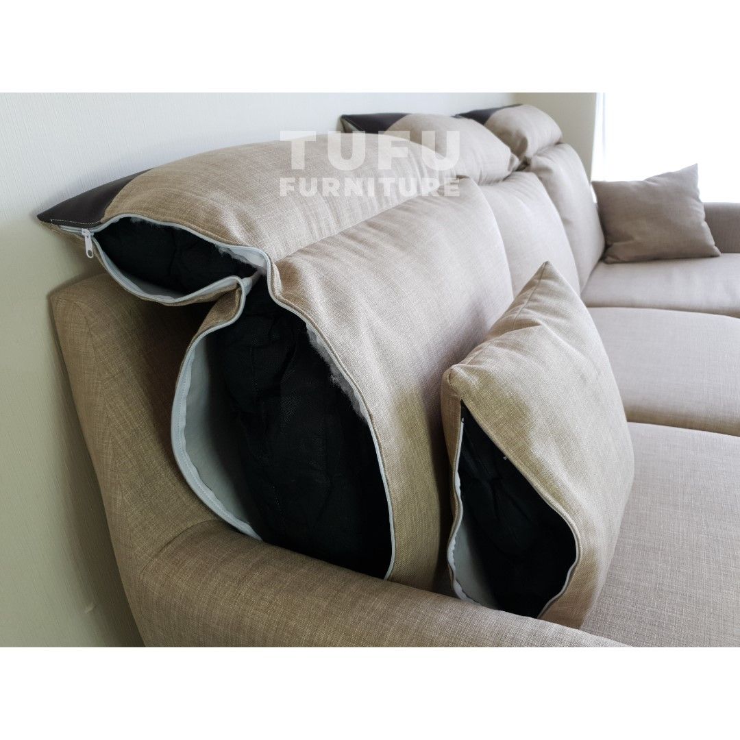 SOFA Góc L 5027 - Kem – Công ty TNHH TUFU GROUP