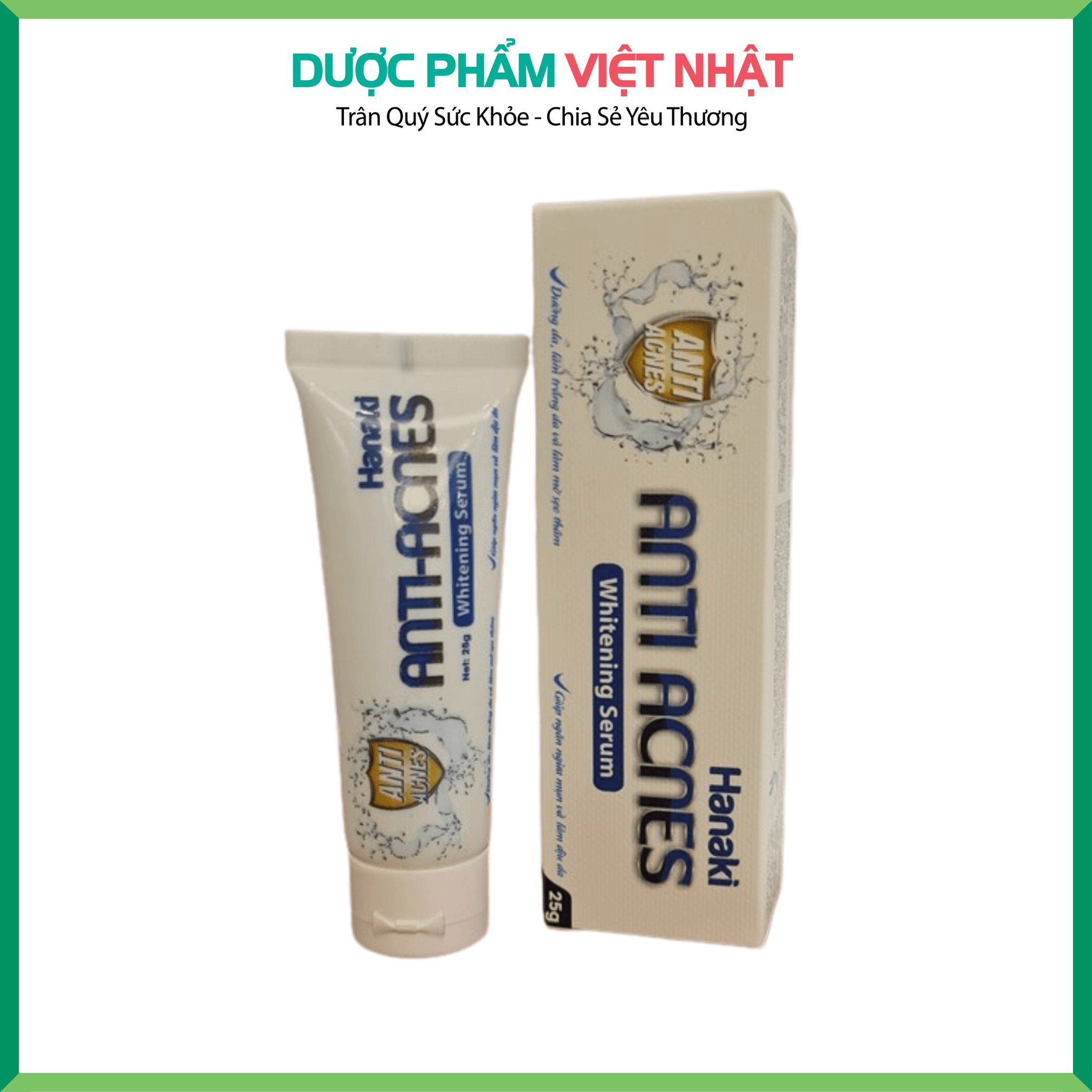 Serum ngừa mụn Anti acnes Hanak, giúp ngăn ngừa mụn, làm dịu da, làm t